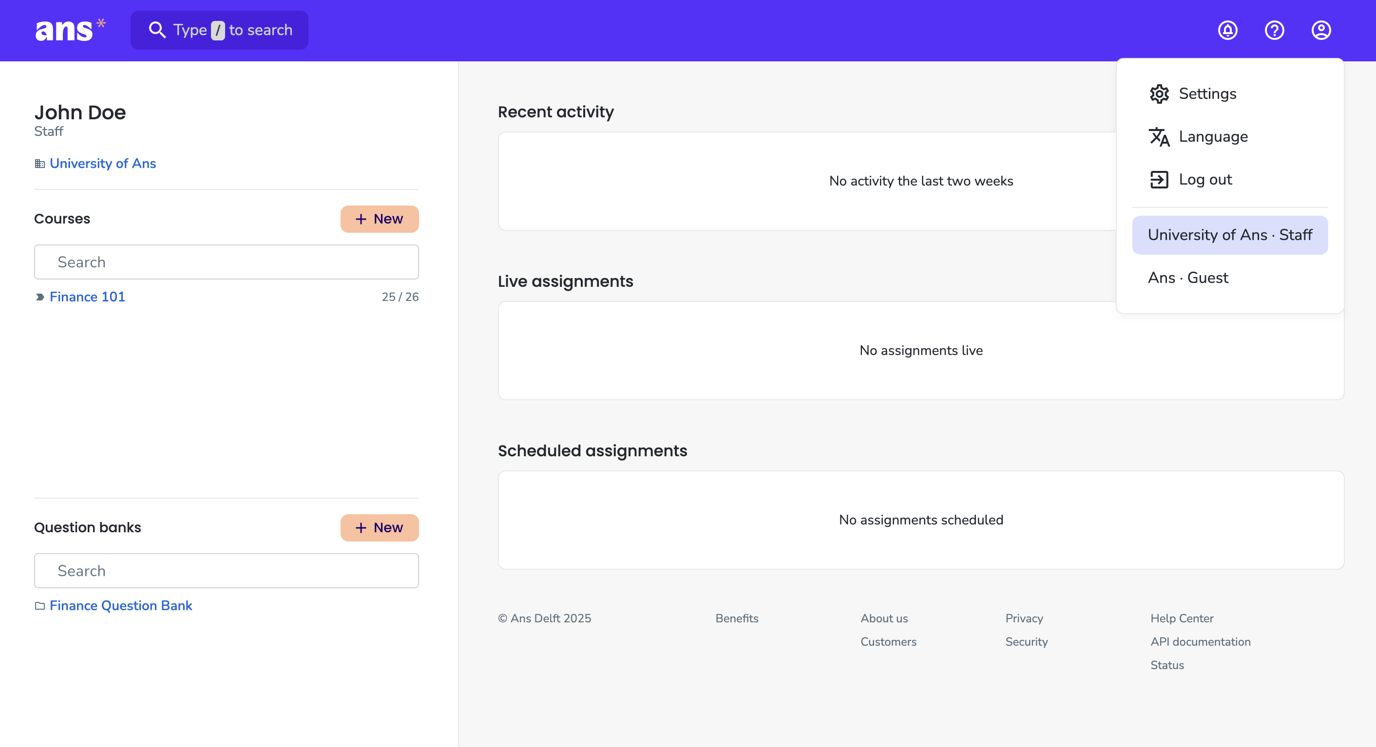 Manage external users – Ans