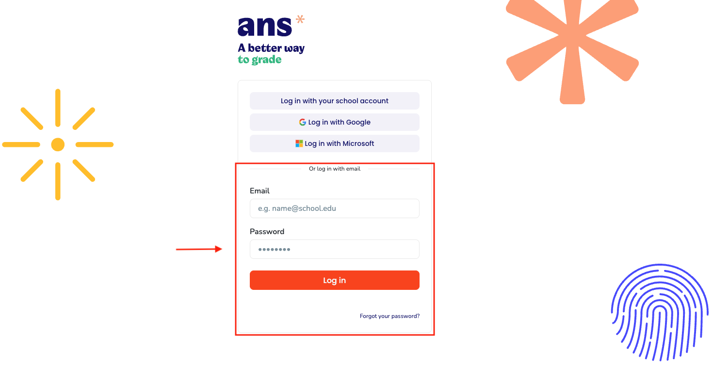 Inloggen bij Ans – Ans
